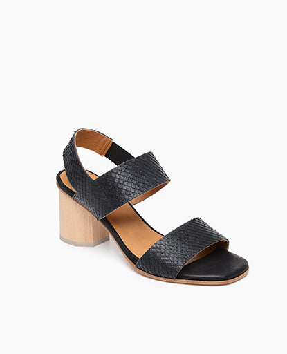 Coclico Bird Heel, Black | Coclico